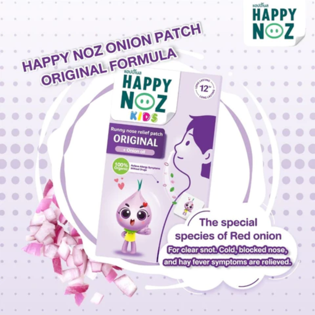 Happy Noz Organic Onion Sticker: The Original (6s) – NATURALLYBABYPH CO.