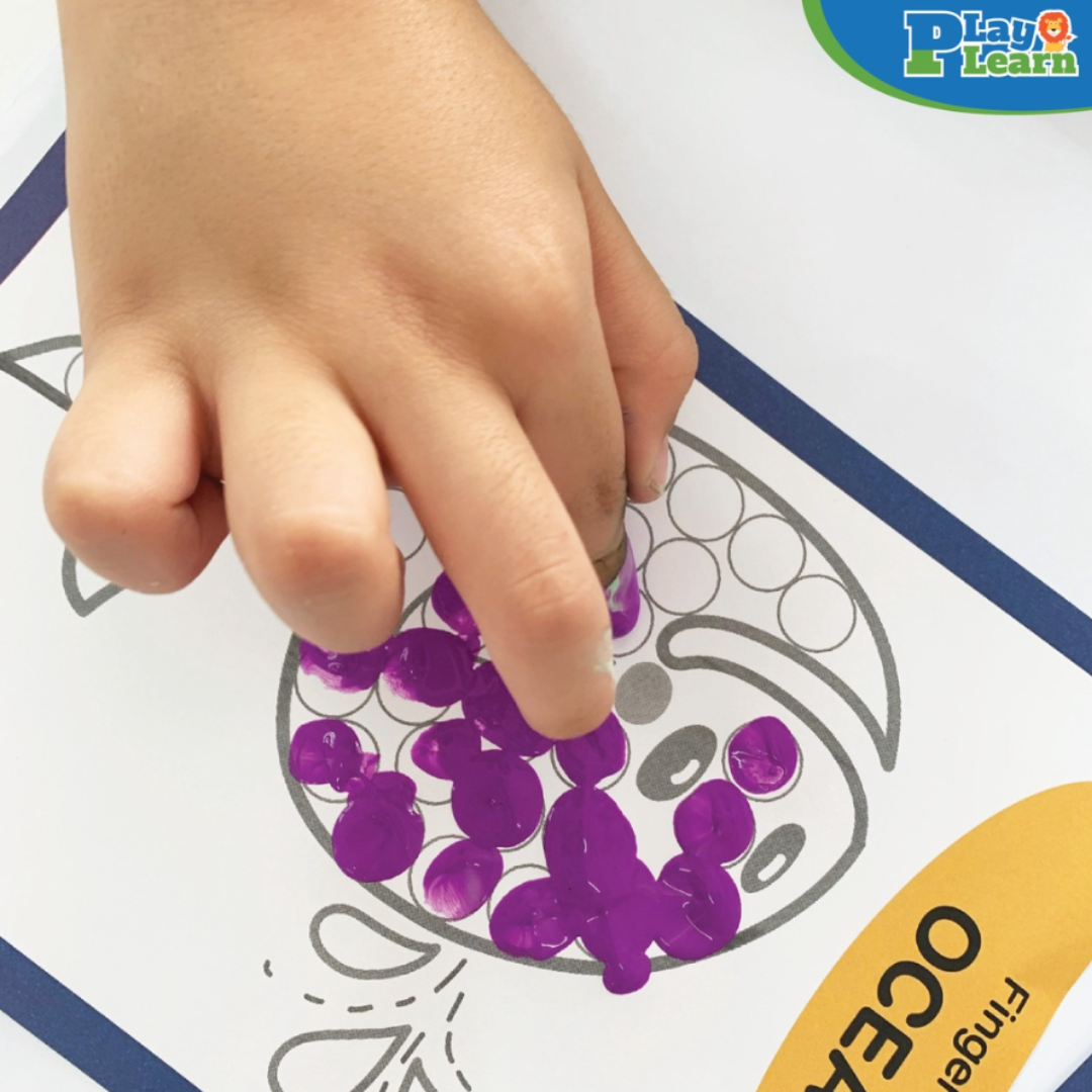 Play Plearn Kid Finger Paint Paper Set - Animals – NATURALLYBABYPH CO.