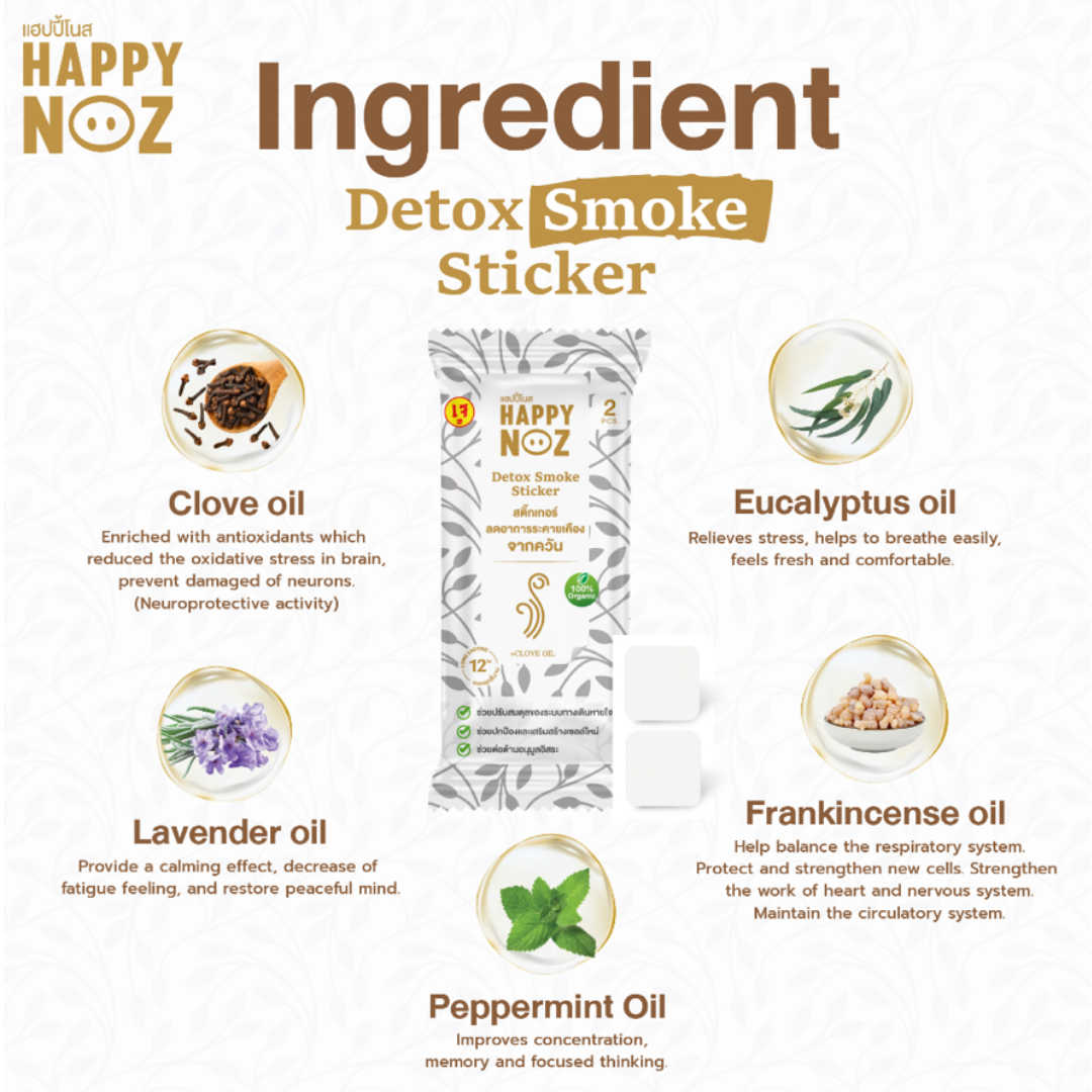 Happy Noz Adult Detox Smoke Stickers – NATURALLYBABYPH CO.