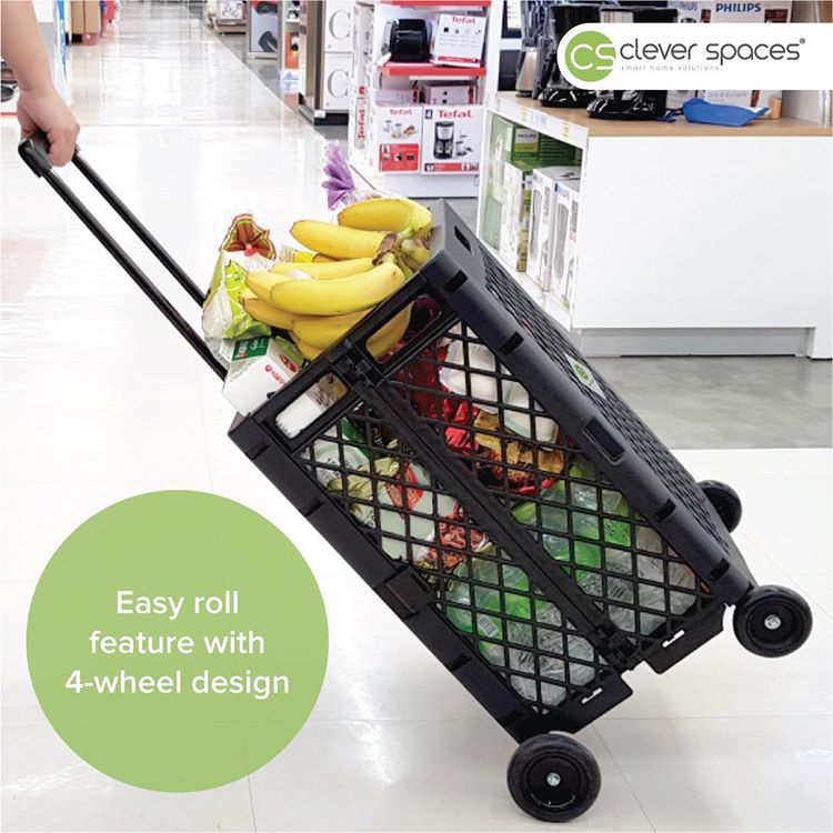 Clever Spaces Foldable Utility Cart (Tall) – NATURALLYBABYPH CO.