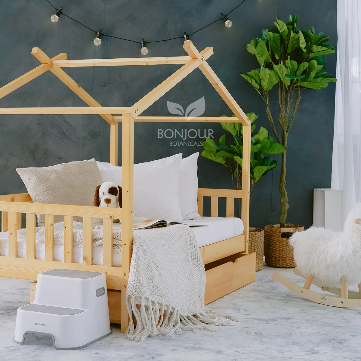 Bonjour Botanicals Fiddle Leaf Faux Tree 120cm – NATURALLYBABYPH CO.