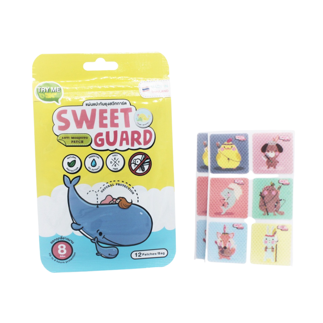 Sweet Guard Anti-Mosquito and Anti-Fleas Patch (12 patches ...