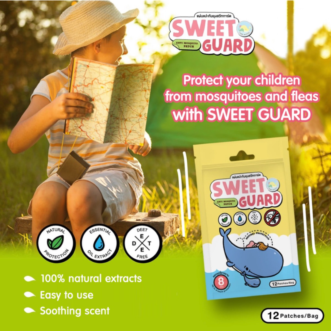 Sweet Guard Anti-Mosquito and Anti-Fleas Patch (12 patches ...