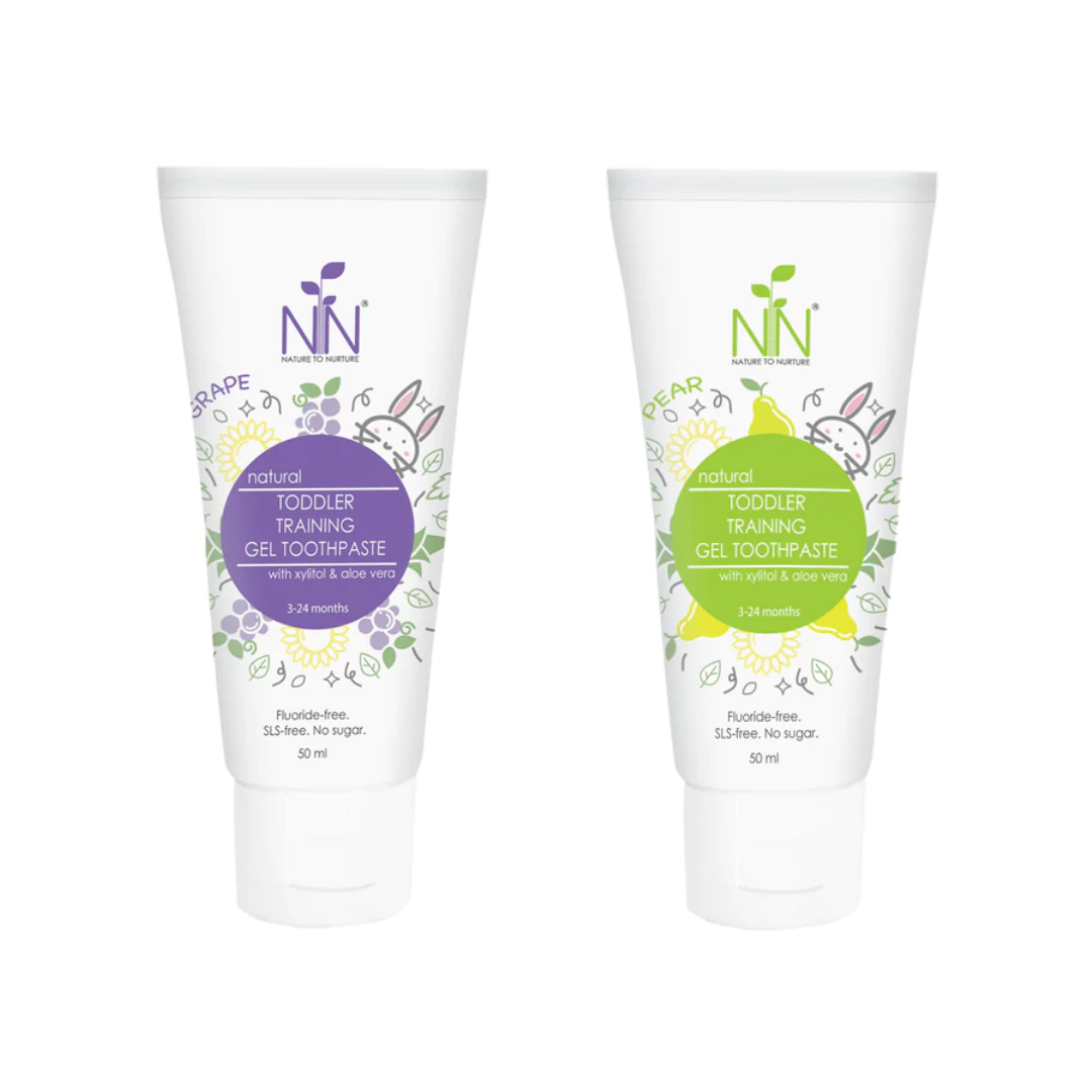 Nature to Nurture Toddler Training Gel Toothpaste (3 mos-2 years old ...