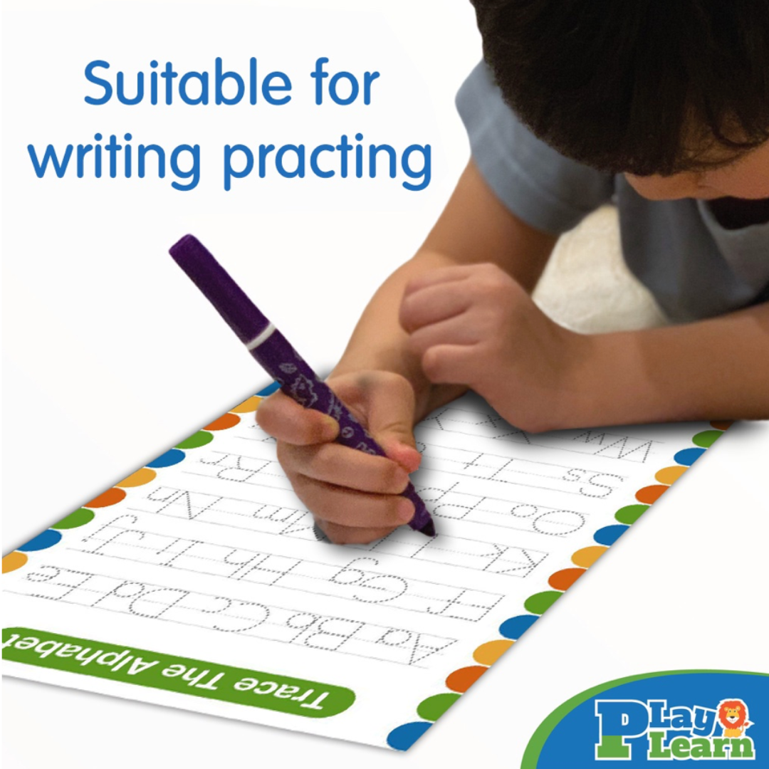 Play Plearn Kid A4 Wipe and Clean Pad (Write Your Name ...