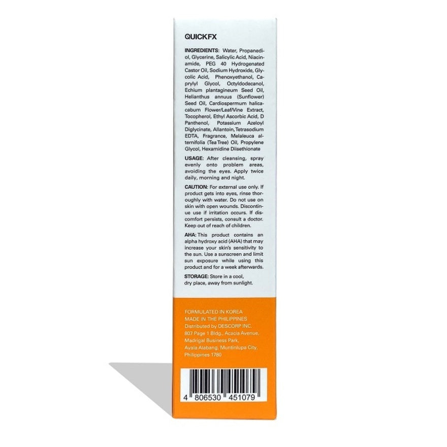 QUICKFX Pimple Eraser Toner - 30ml – NATURALLYBABYPH CO.