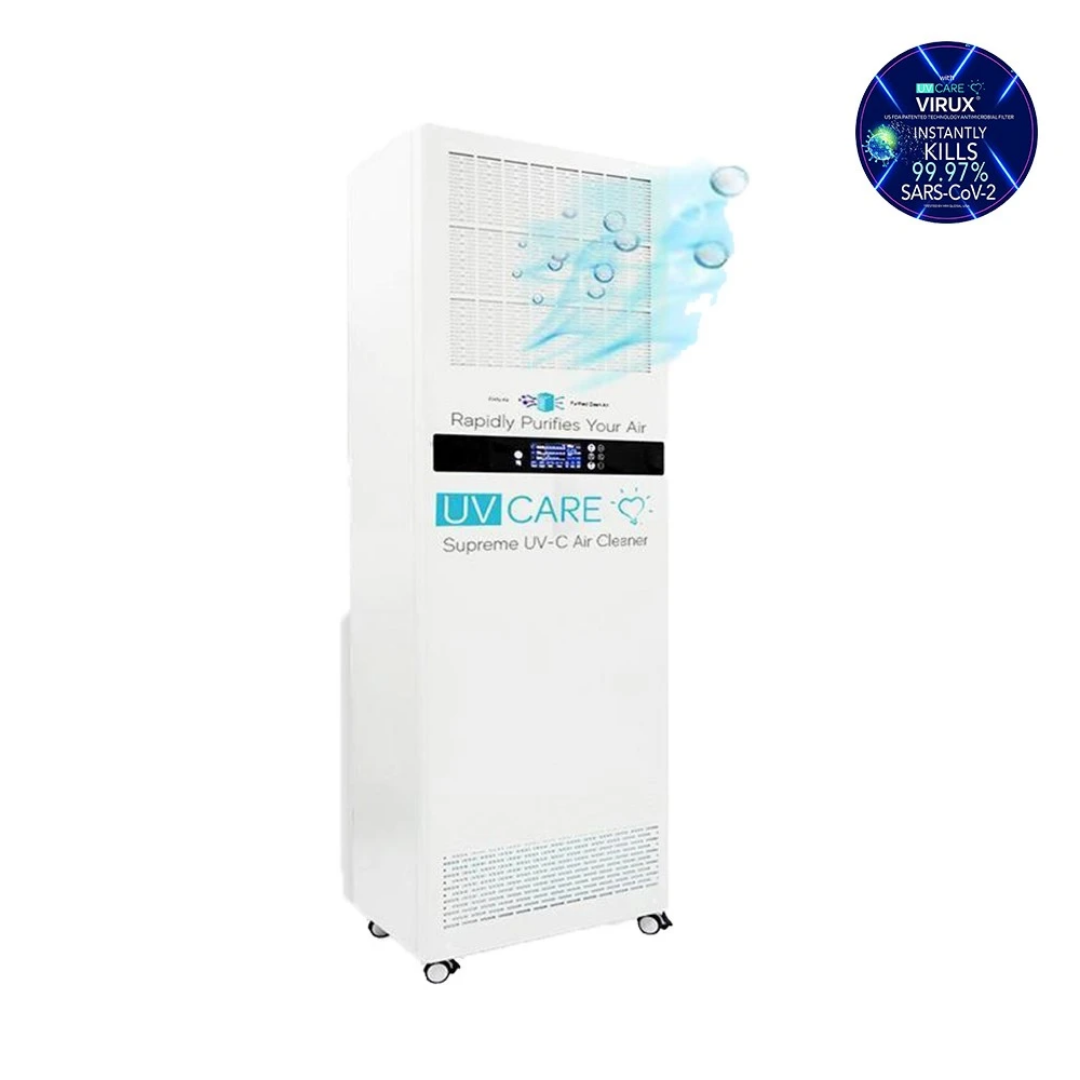 UV Care Supreme Plasma UV-C Air Cleaner with Medical Grade H14 HEPA Fi ...